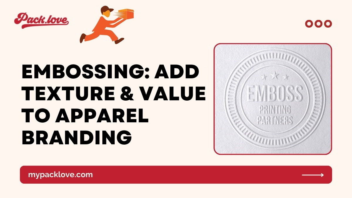 Embossing: Add Texture And Value to Apparel Branding – packlove