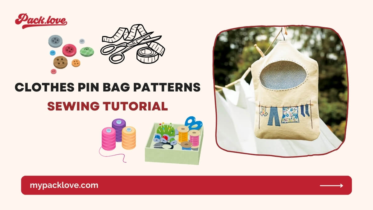 Free Clothes Pin Bag Patterns: Easy DIY Sewing Tutorial – packlove