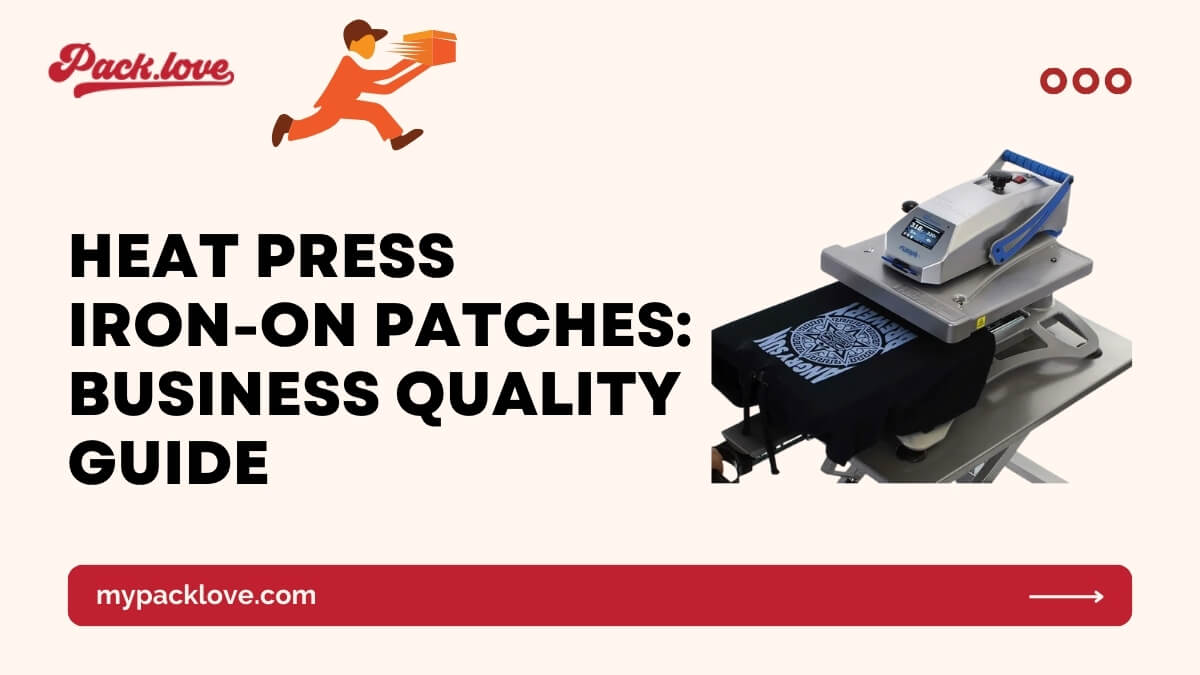 Heat Press Iron-On Patches: Business Quality Guide – packlove