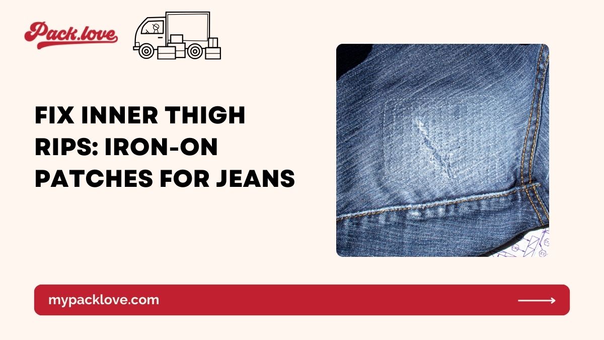 Fix Inner Thigh Rips: Iron-On Patches for Jeans – packlove