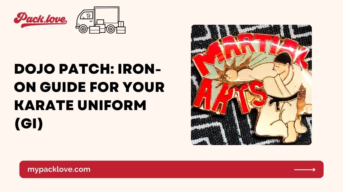 Dojo Patch: Iron-On Guide for Your Karate Uniform (Gi) – packlove