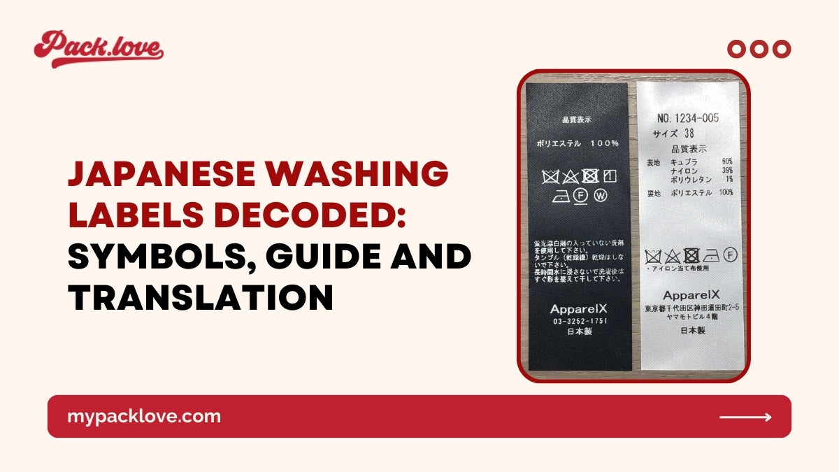 Japanese Washing Labels Decoded: Symbols, Guide & Translation – packlove