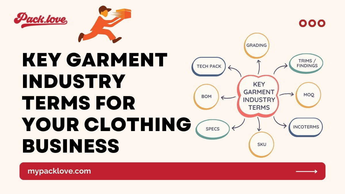 What are Garment Industry Terms? Key Definitions Explained – packlove
