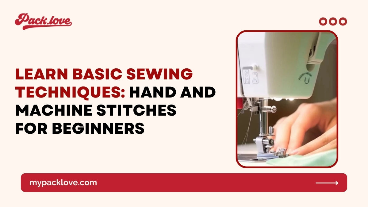 Basic Sewing Techniques: Hand and Machine Stitches for Beginners – packlove