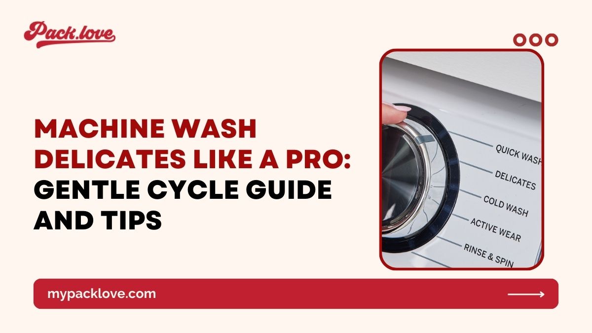 Machine Washing Delicates Like a Pro: Gentle Cycle Guide and Tips ...