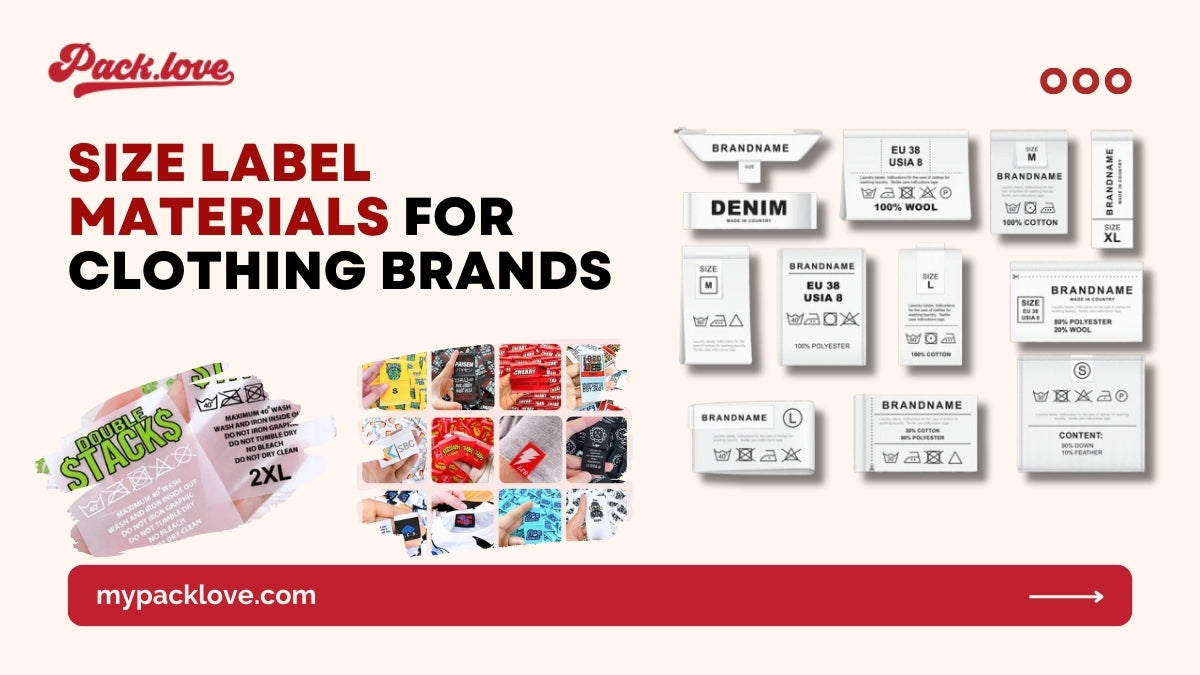 Size label materials for clothing: Choosing the right choice – packlove