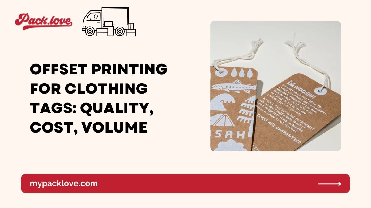 Offset Printing for Clothing Tags: Quality, Cost, Volume – packlove