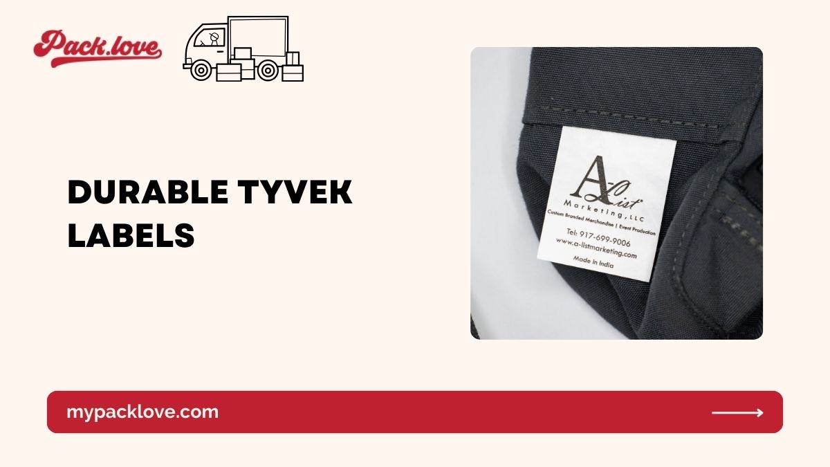Durable Tyvek Labels & Tags for Apparel Branding – packlove