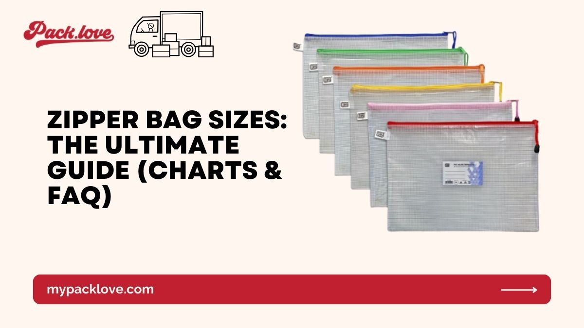 Zipper Bag Sizes: The Ultimate Guide (Charts & FAQs) – packlove